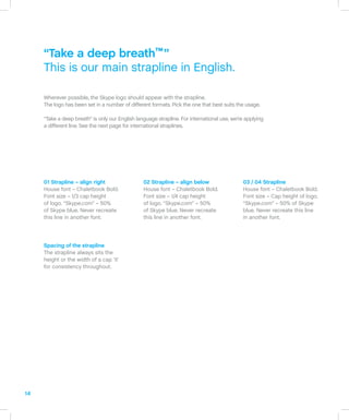 Skype brand-manual | PDF