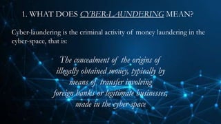 Cryptocurrencies and cyberlaundering- the need for regulation, Gian ...