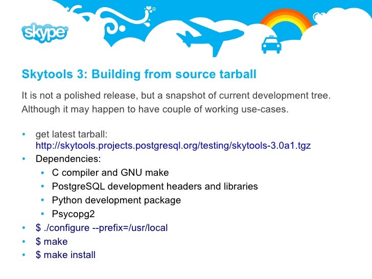 Londiste Replication system for PostgreSQL Londiste Replication system for PostgreSQL