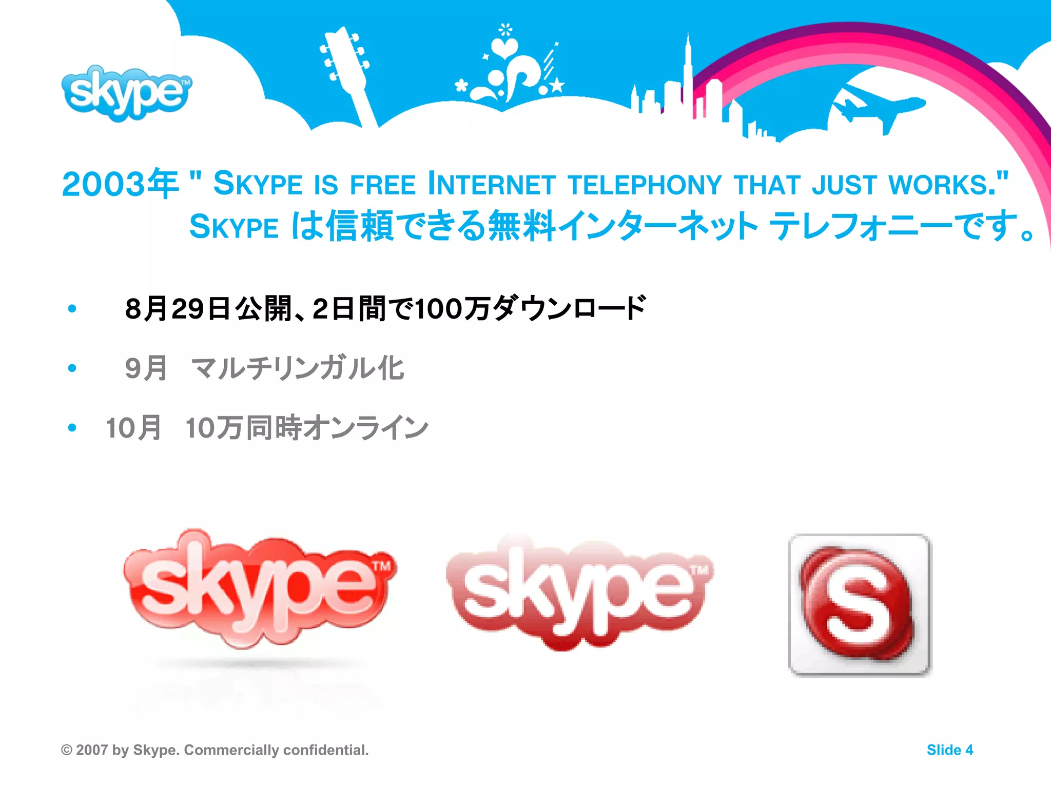 Five Years of Skype: A Graphic History | PDF