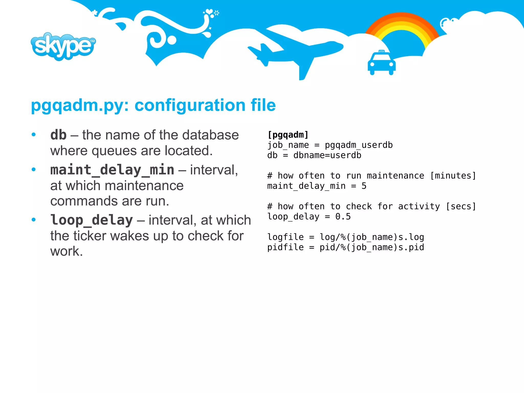 Skytools: PgQ Queues and applications | PDF | Databases | Computer Software and Applications