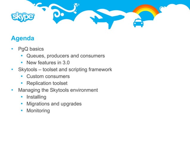 Skytools: PgQ Queues and applications | PDF | Databases | Computer Software and Applications