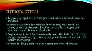 SKYPE AS OVERLAY NETWORK | PPTX | Web Conferencing | Computer Software ...