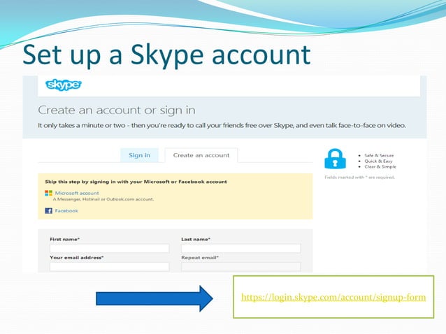 Skype for learning and teaching | PPTX