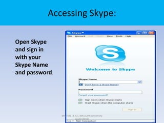 Skype presentation | PPTX