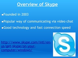 Skype powerpoint | PPT