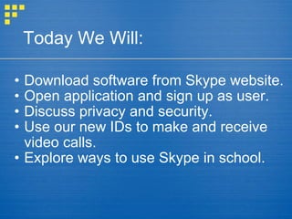 Skype presentation | PPT