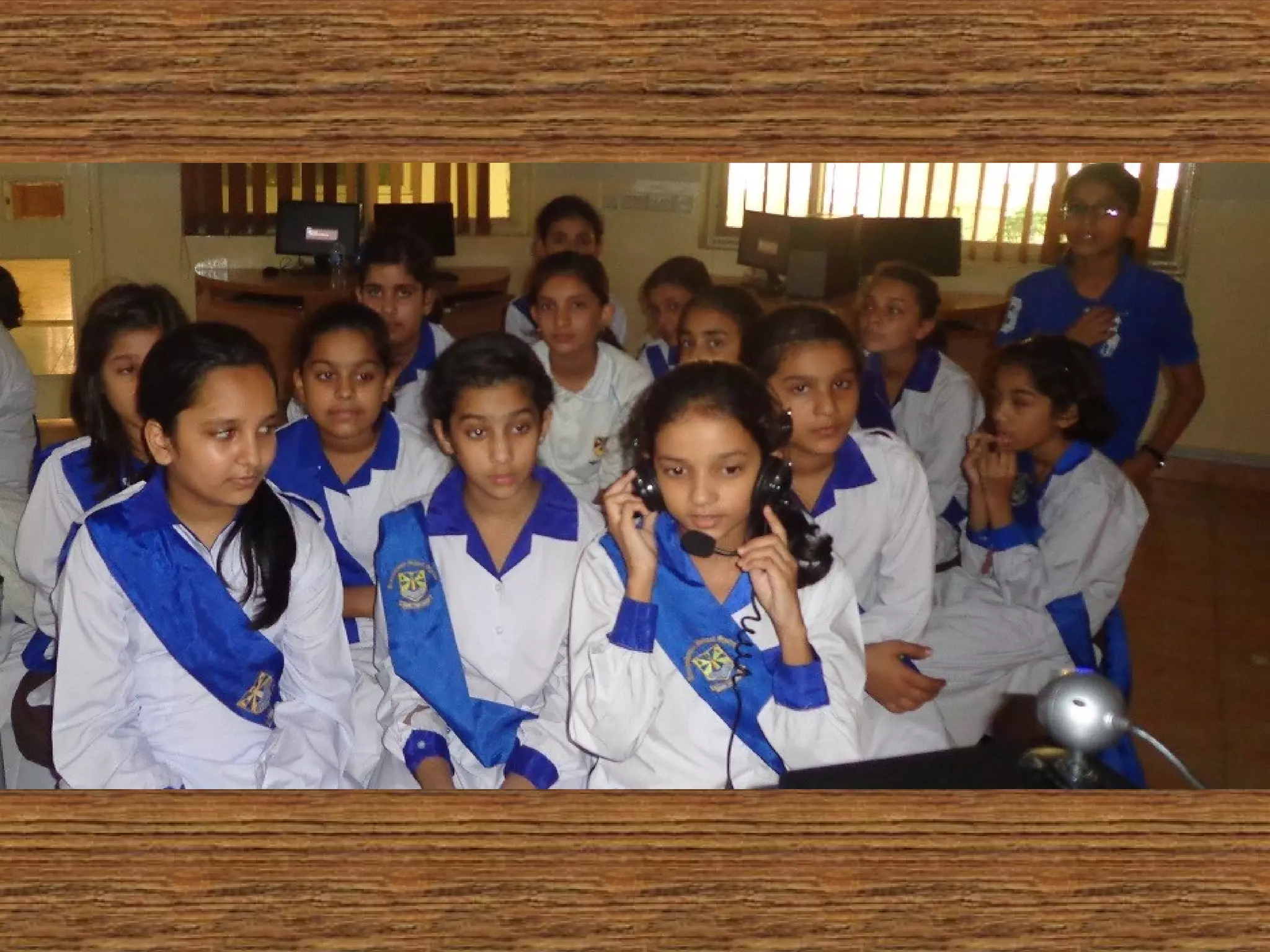 Skype session of BSS AITC with BSS Karachi Campus for LMD Project | PPT