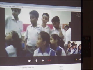 Skype session of BSS AITC with BSS Karachi Campus for LMD Project | PPT