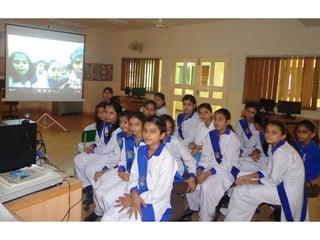 Skype session of BSS AITC with BSS Karachi Campus for LMD Project | PPT