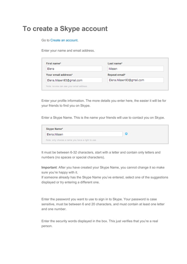 Skype userguide | PDF