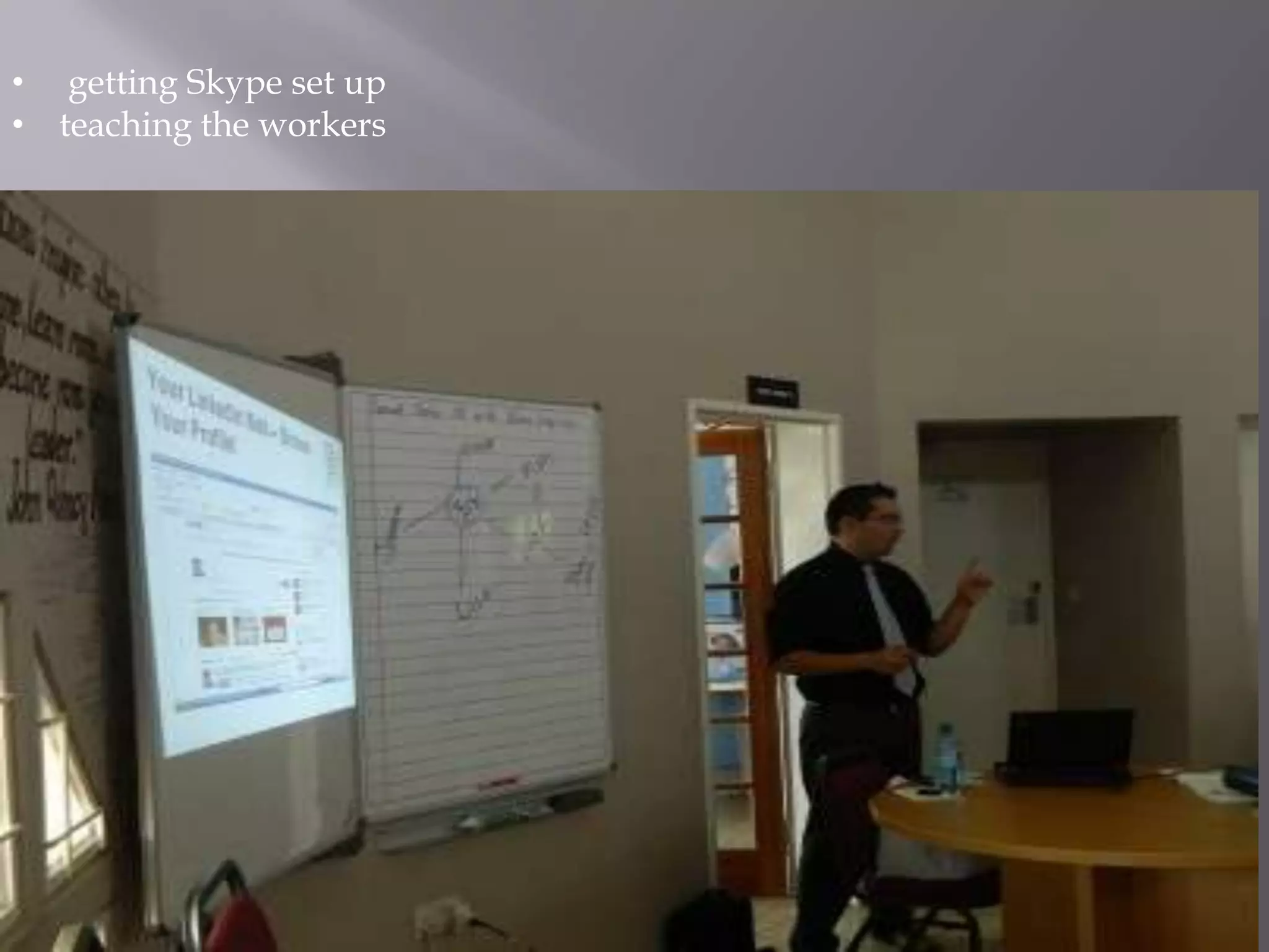 Skyping with seniors | PPT