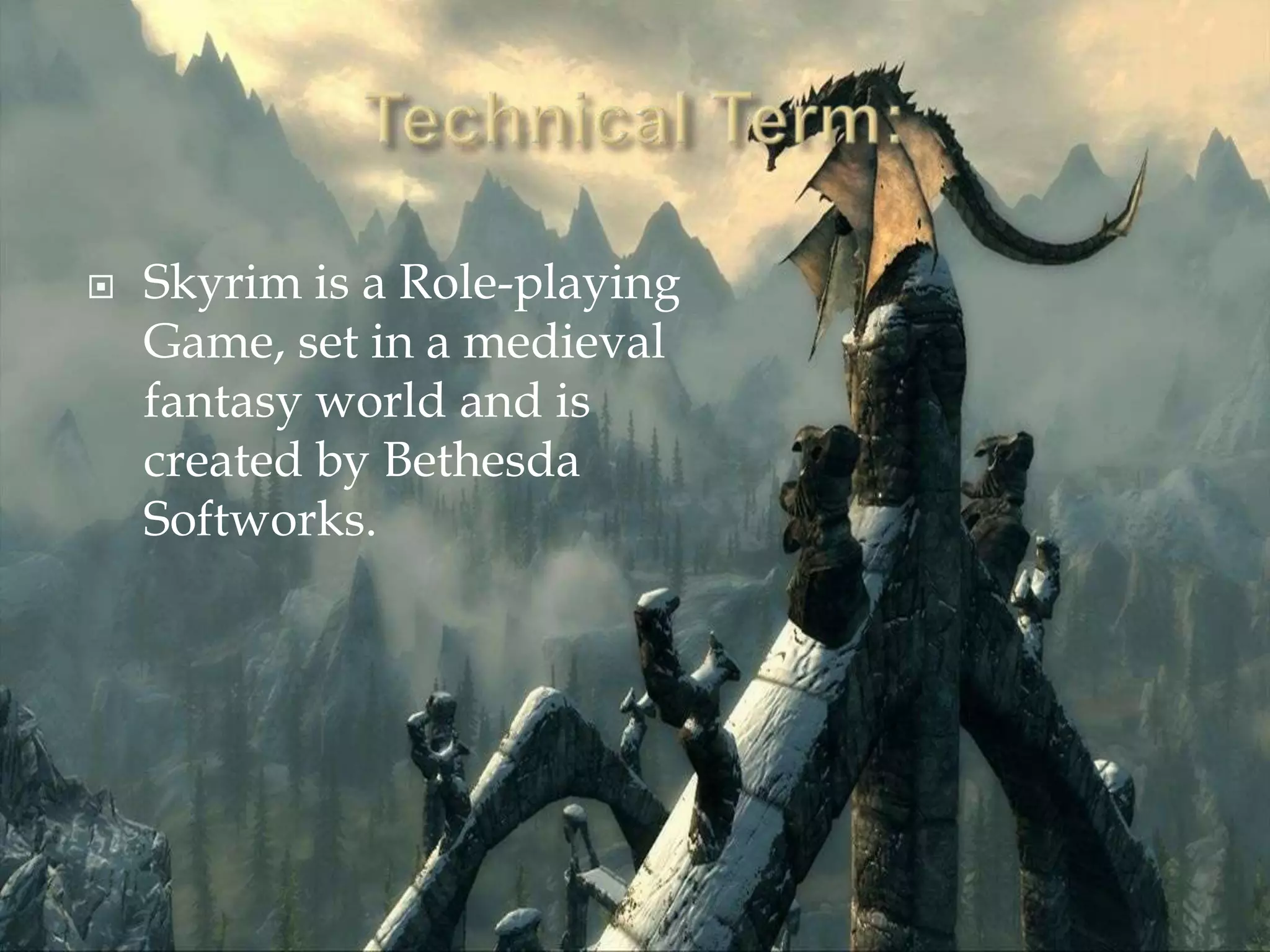 The Elder Scrolls V: Skyrim | PPTX