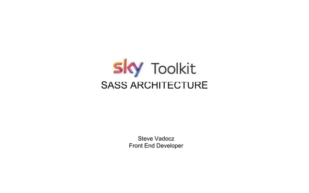 SASS Architecture | PPTX