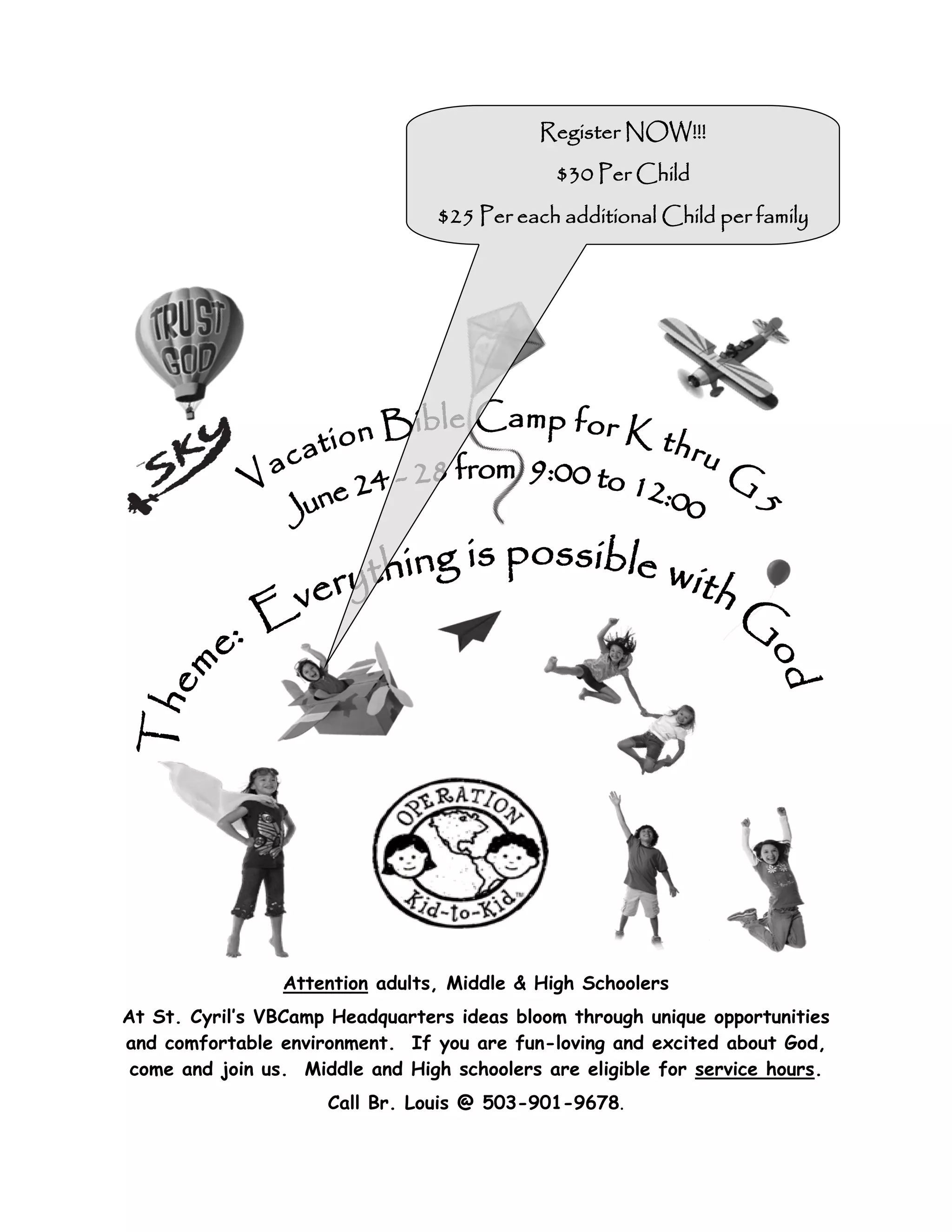 Sky vbs camp poster | PDF