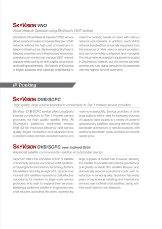 SkyVision Services Catalog English | PDF