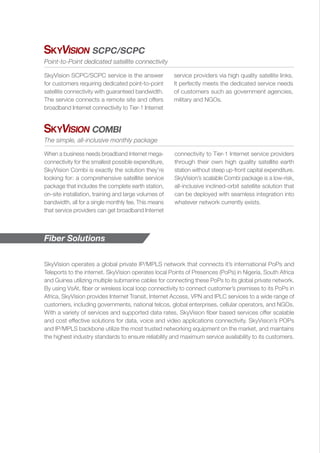 SkyVision Services Catalog English | PDF