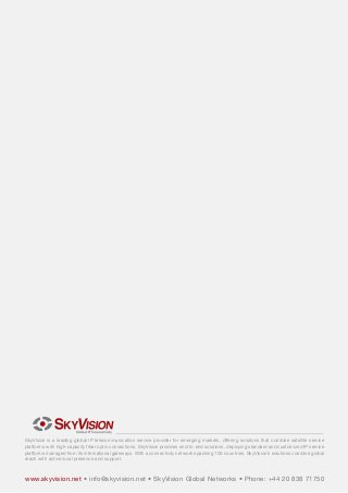 SkyVision Managed Firewall - Value Added Service Brochure | PDF