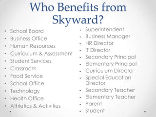 Skyward powerpoint | PPT