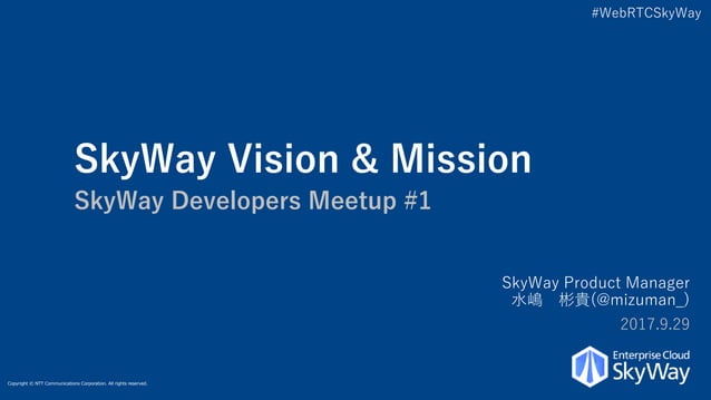 SkyWay Vision & Mission | PPTX
