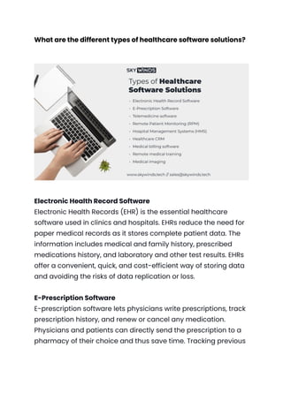 Custom Healthcare Software Development | PDF