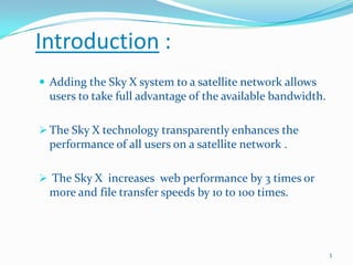 Sky x technology | PPTX