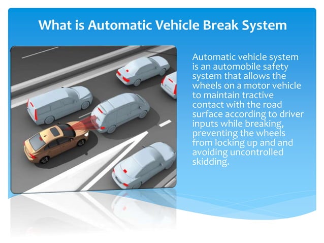 Ultrasonic Automatic Vehicle Braking System for Forward Collision ...