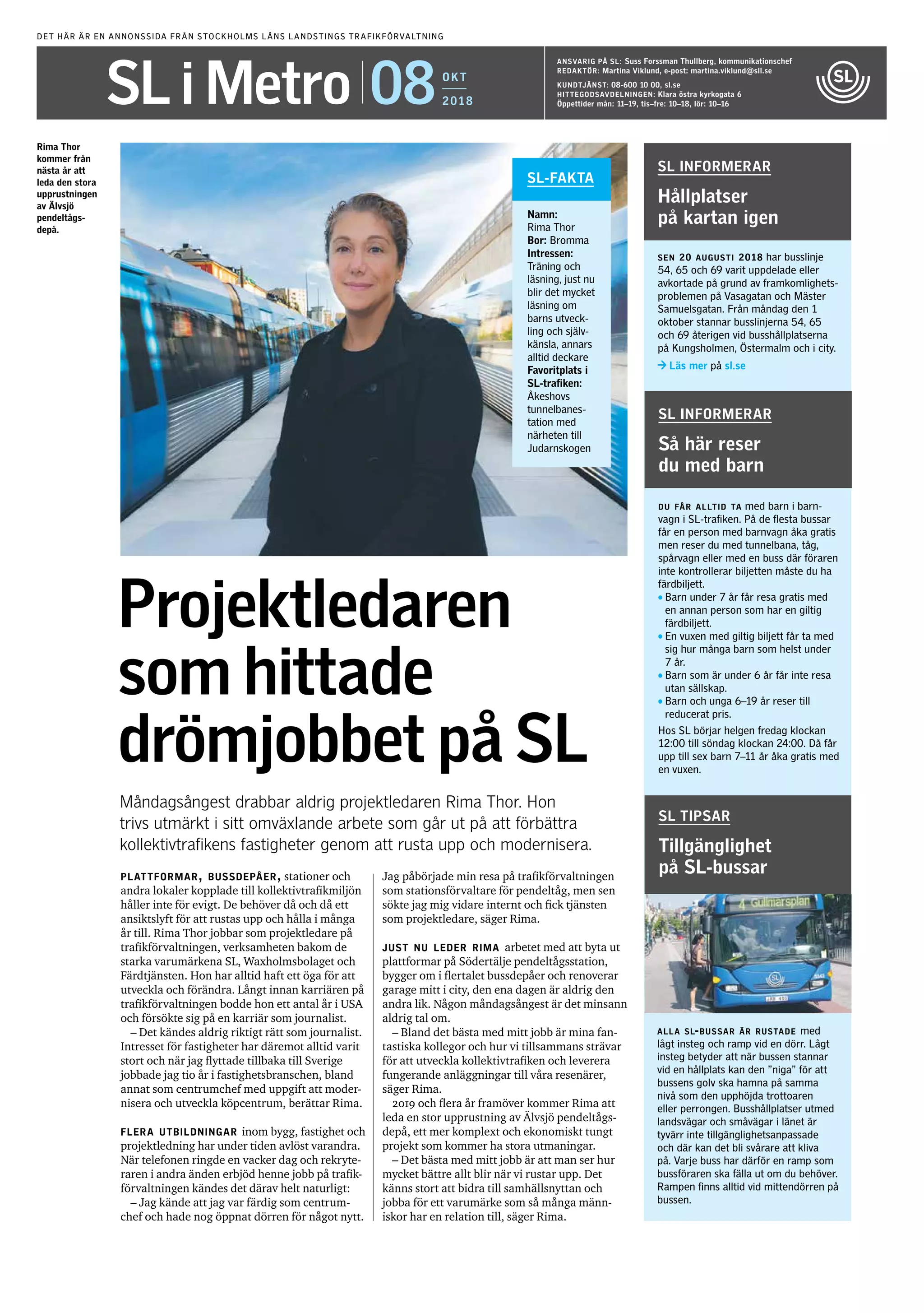 Hon fann drömjobbet på SL | PDF