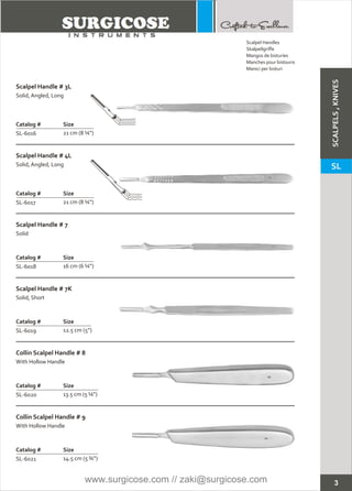 Types of scalpels online