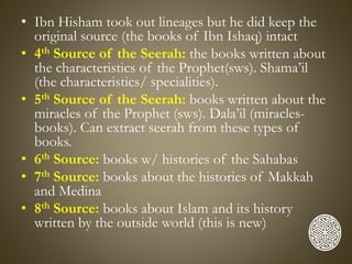 Sl3.2 Seerah of the Prophet Muhammed (sws) | PPTX