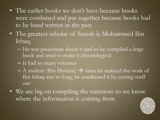 Sl3.2 Seerah of the Prophet Muhammed (sws) | PPTX