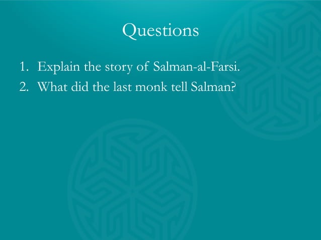 Sl4.3 Seerah of the Prophet Muhammed (sws) | PPT