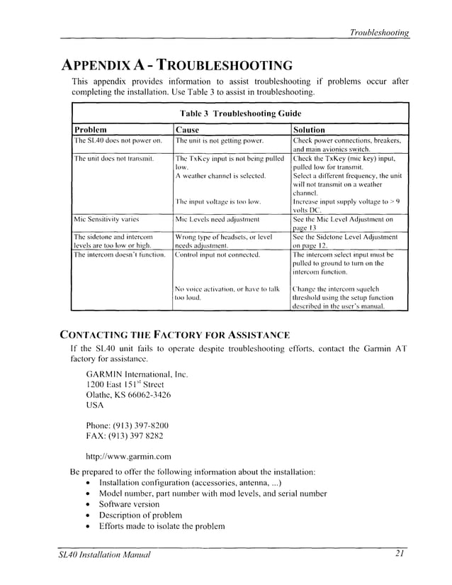Sl40 install manual | PDF | Technology & Computing