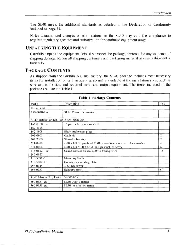 Sl40 install manual | PDF | Technology & Computing