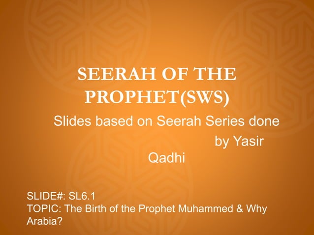 Sl6.1 Seerah of the Prophet Muhammed (sws) | PPTX | Islam | Religion ...