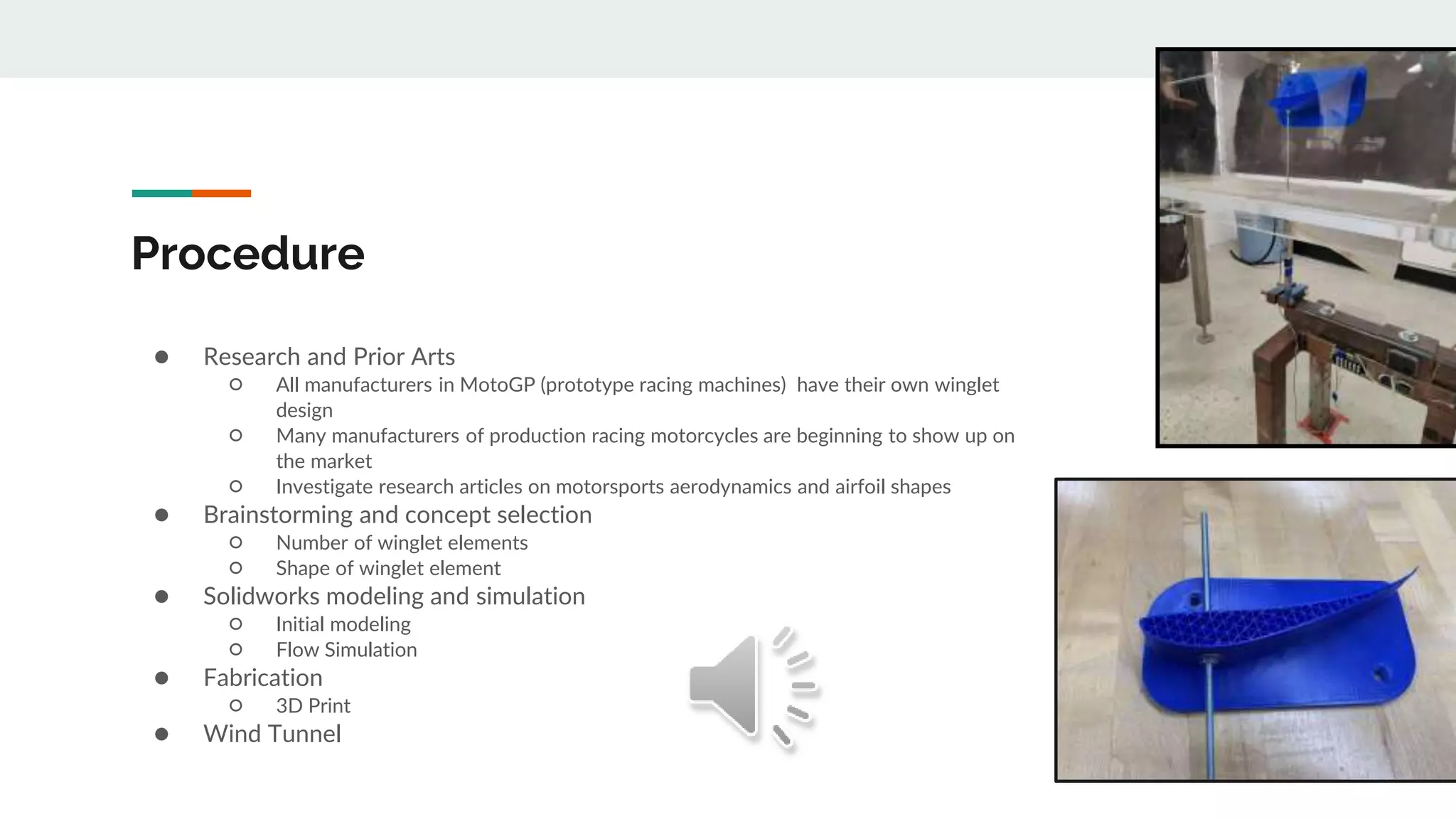 Motorcycle winglet presentation | PPTX