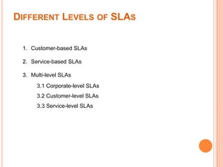 Service Level Agreement | PPTX