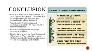 Stages of learning second language | PPT