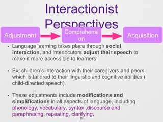 SLA ,Learning Theories , Second language Aquisition | PPTX
