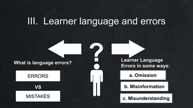 learner language and learner's error | PPTX