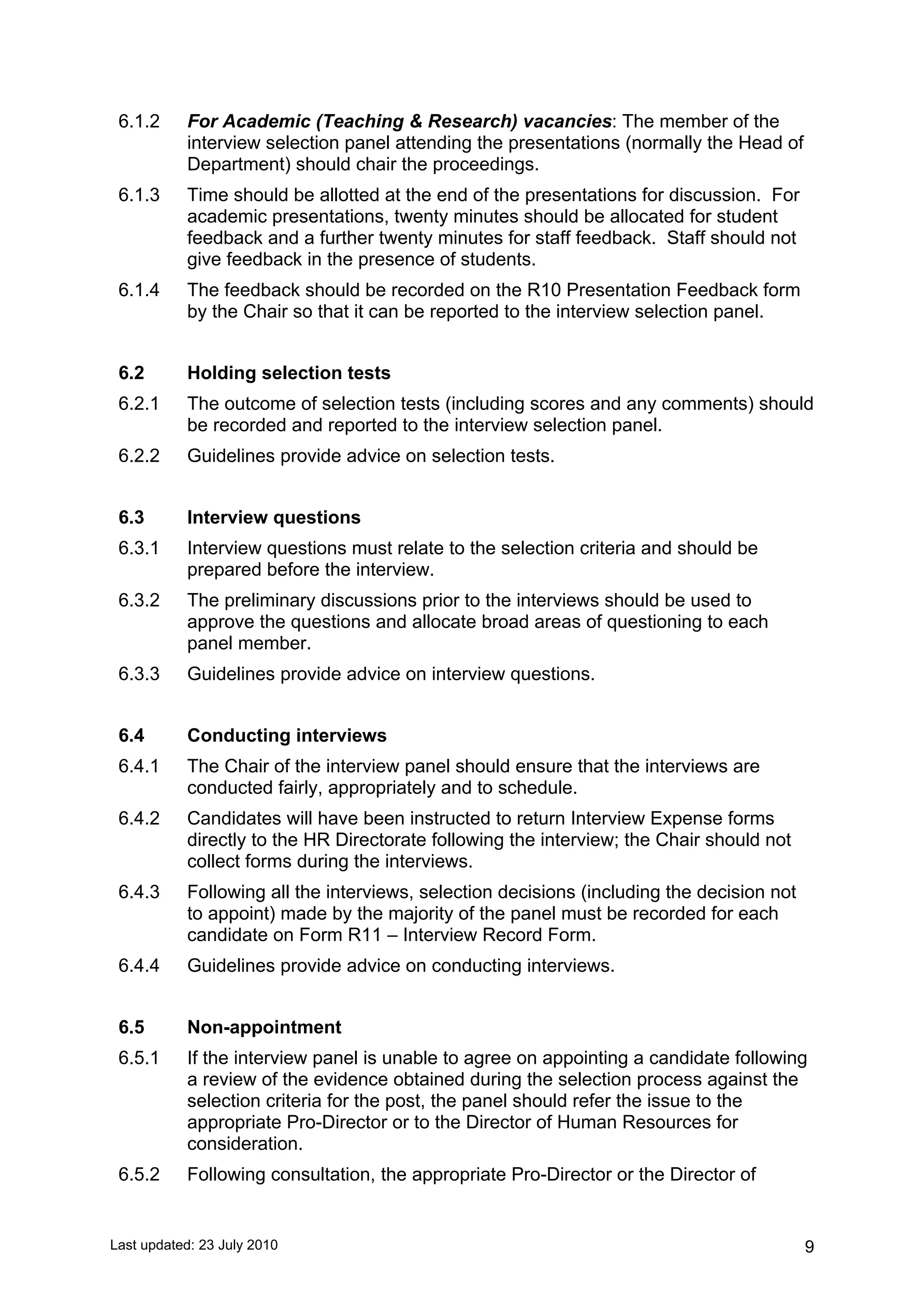 Sla recruitment procedure file37707 | PDF