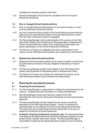 Sla recruitment procedure file37707 | PDF | Resume Writing and Advice ...