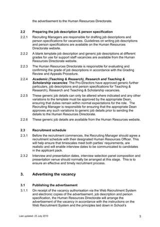 Sla recruitment procedure file37707 | PDF | Resume Writing and Advice ...