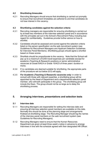 Sla recruitment procedure file37707 | PDF | Resume Writing and Advice ...