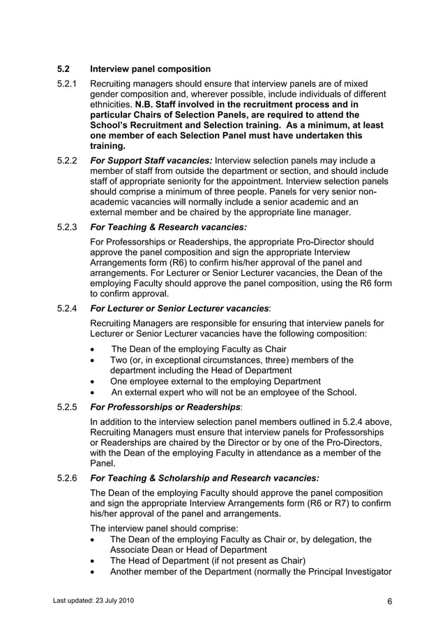 Sla recruitment procedure file37707 | PDF