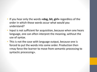 Sla theories 10 | PPTX