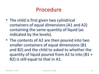 Applicability of Piaget’s Liquid Conservation to Sri Lankan Children ...