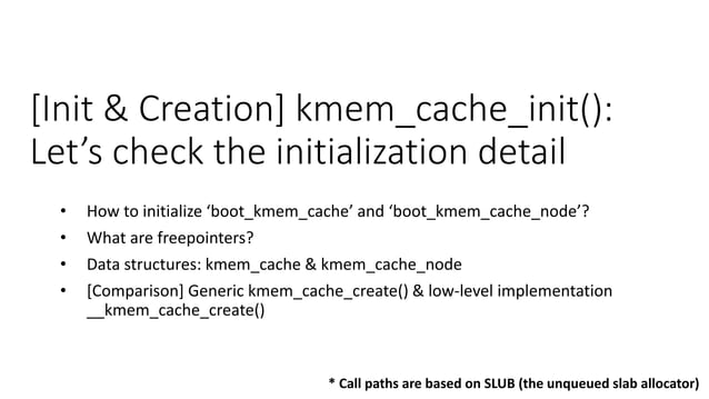 Slab Allocator in Linux Kernel | PPTX
