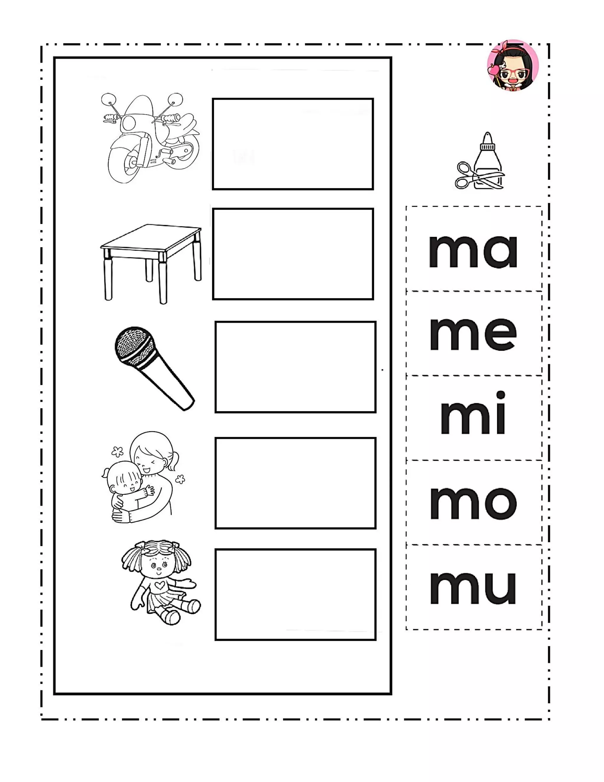 Sílaba ma me mi mo mu | PDF