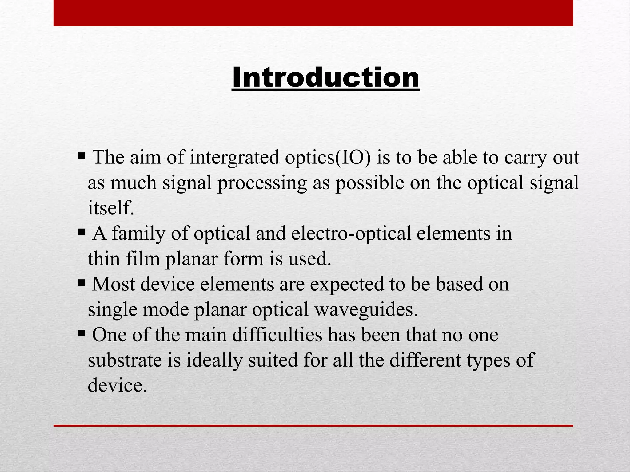Slab And Strip Waveguides Pptx